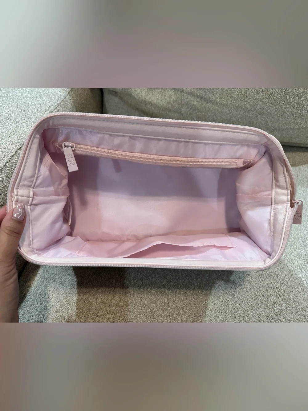 BEIS | Bags | Bis Dopp Kit In Woven Sakura Pink Rare | Poshmark